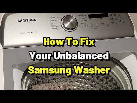 Fix Unbalanced Samsung Washer