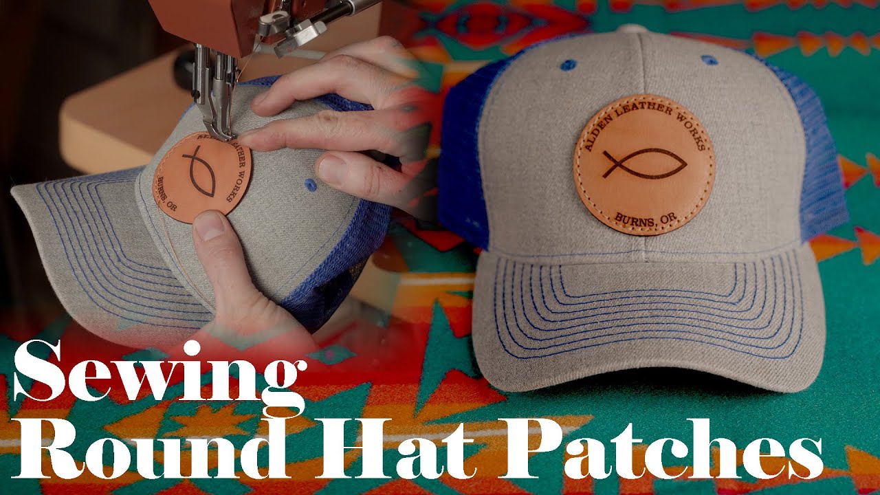 Sewing Round Hat Patches