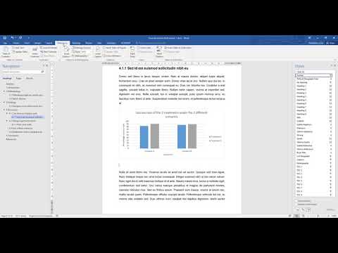 Formatting Caption style, inserting captions below figures/tables in a project, report or article