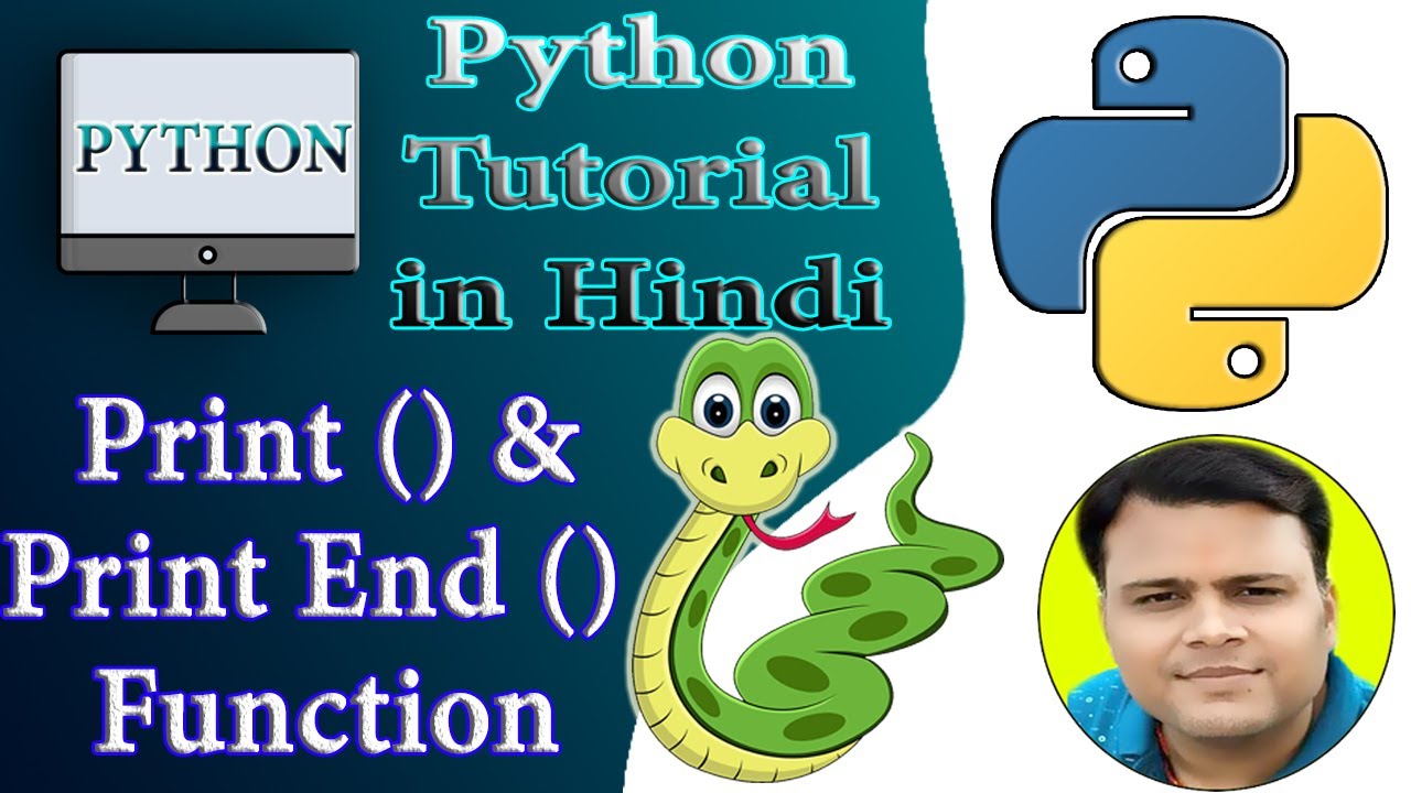 PART-4 Print and Print End Function in Python || Python Tutorial in Hindi || Python Programming