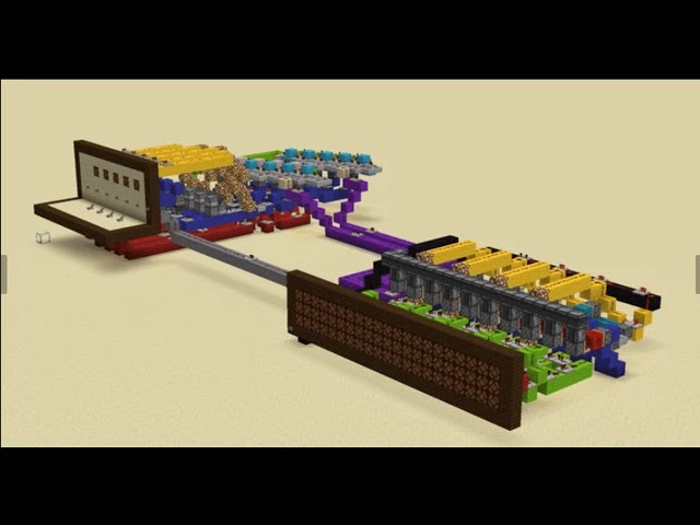 Morse code sender Minecraft Map