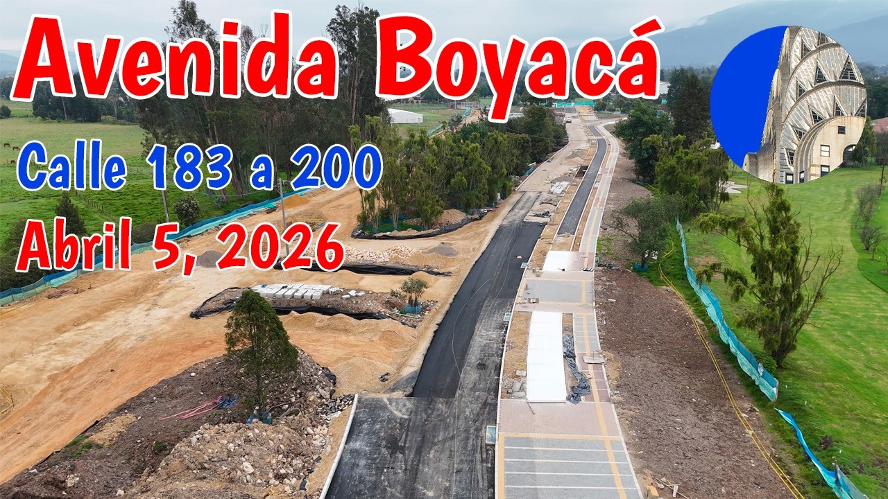 Así va la avenida Boyacá de Calle 183 a 200 Abril 6 2026