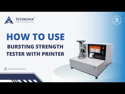 Bursting Strength Tester Unit