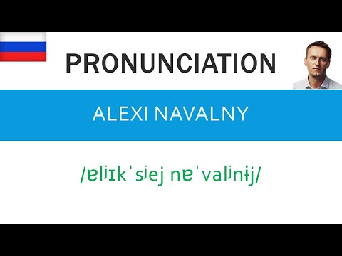 How to pronounce Alexei Navalny - Speak Right
