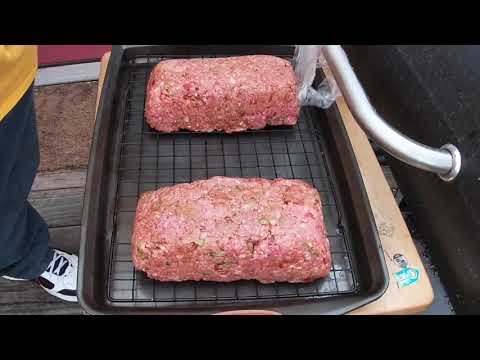 Perfect smoked meatloaf