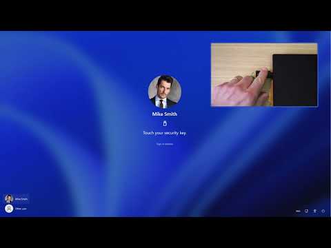 Windows 11 client logon with FIDO2 security key