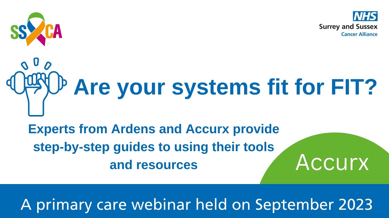 A `how to' guide for using Accurx to support the use of the FIT test in primary care