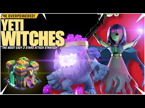 Th14 "Zap Yeti Witches Attack Strategy" 2025 | Th14 Witch Attack | Th14 Yeti Witch Attack
