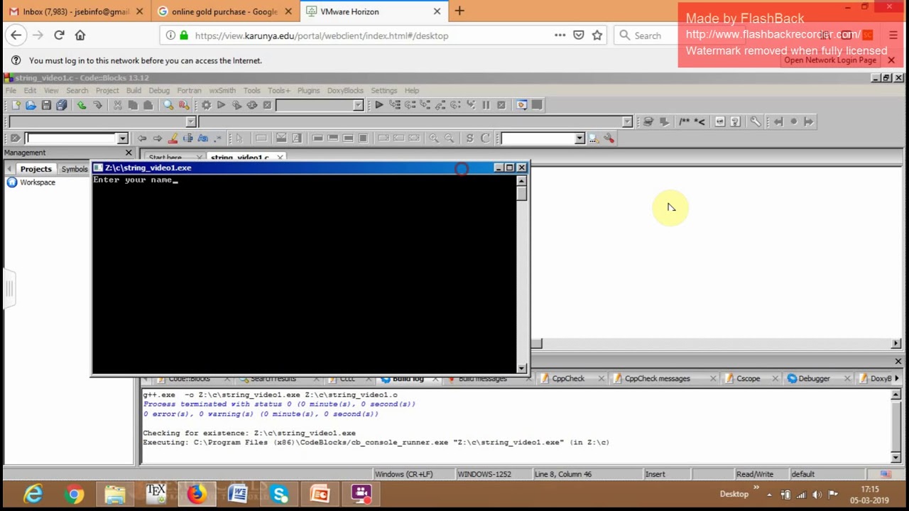 String Lecture 2 - Input to Strings