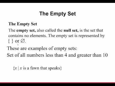 MATH117 - Section 2.1 - Basic Set Concepts