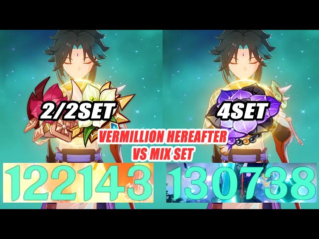 How good is Xiao's signature artifact - Vermillion Hereafter in Genshin ...