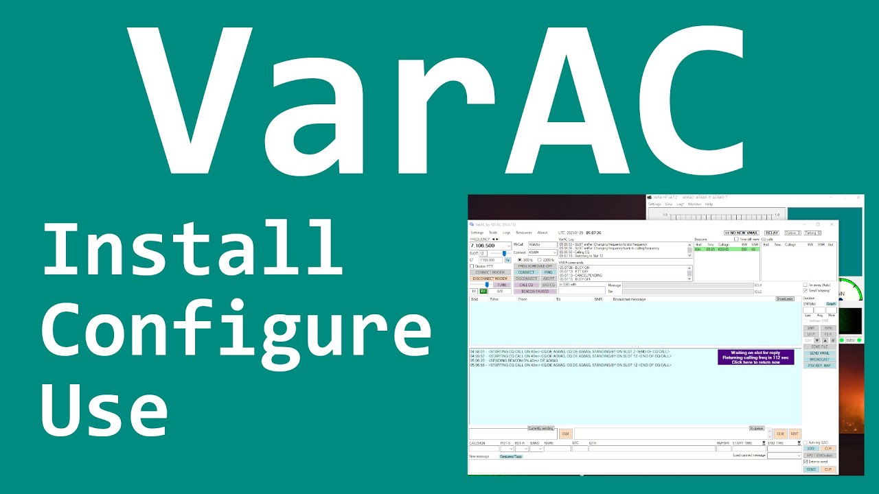VarAC P2P Digital Mode Chatting Application - GadgeteerZA