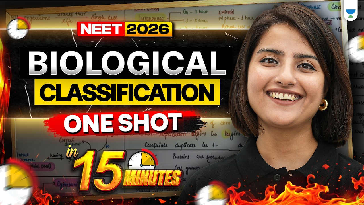 🔥 Biological Classification One Shot in 15 Mins ⚡🧠 | NEET 2025 🔥 | Seep Pahuja #seeppahuja