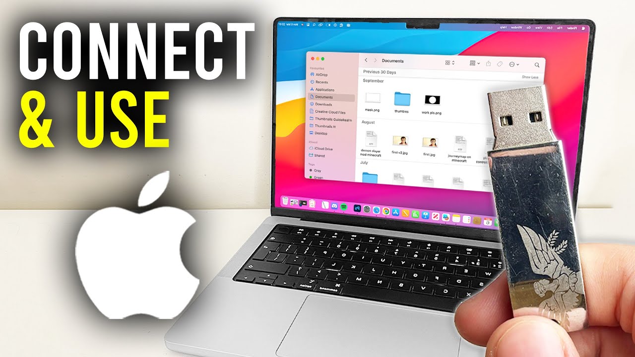 How To Connect & Use USB Flash Drive On Mac - Full Guide