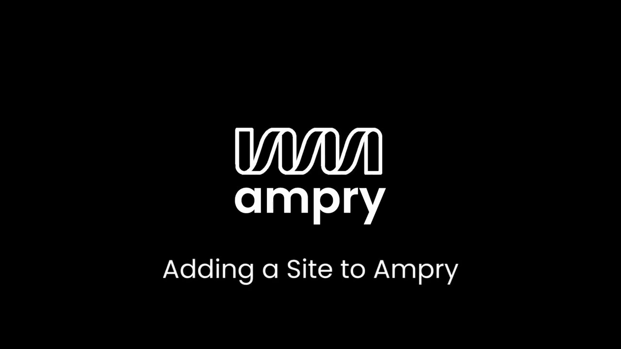 Adding a Site to Ampry