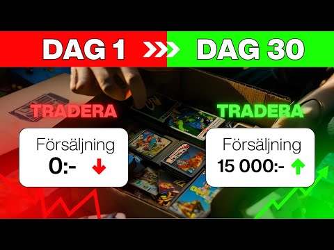 Jag sålde för 15 000 kr på Tradera – nu satsar jag fullt ut!