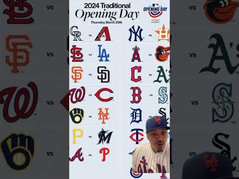 2024 Opening day! Who’s your team and what are your predictions for this season? #mlb #baseball