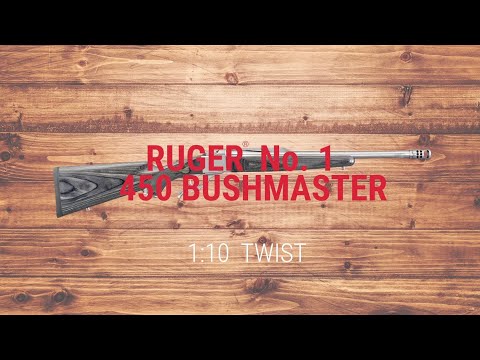 Ruger® No .1 450 Bushmaster 1:10 Twist Tech Tip