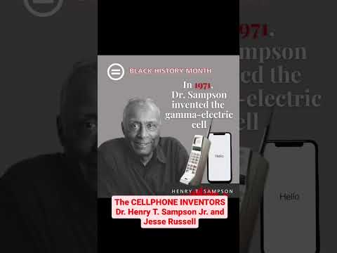 Dr. Henry T. Sampson Jr. and Jesse Russell the inventors of the cellphone 📲 #technews #inventors
