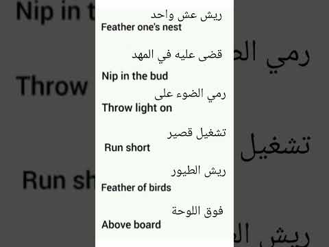 Translate Idioms Eng Into Arabic #daily #english #arabic #2023 #learning #trendingshorts #talk #fun