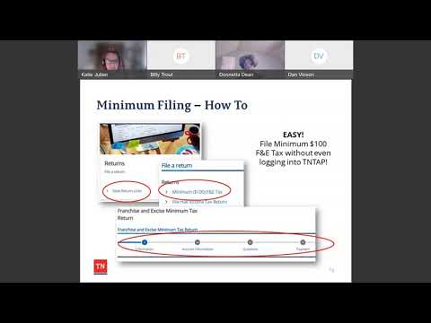 Monthly Tax Webinar Franchise & Excise Tax Basics