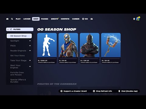 Fortnite OG Chapter 1 Season 2 Battle Pass