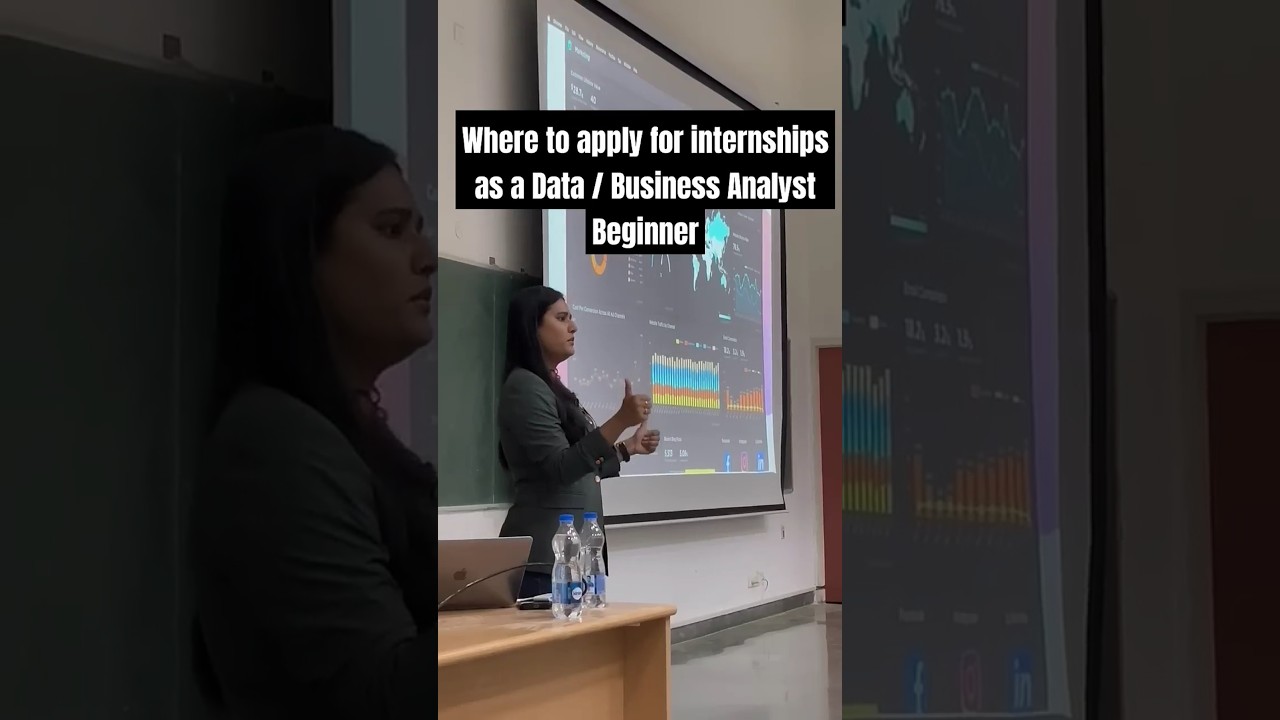 Where to apply for internships as Data & Business Analysts beginner | tips & tricks
