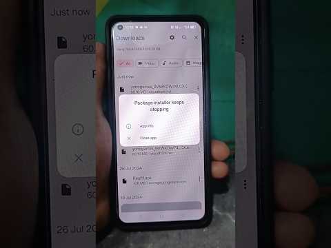 package installer keeps stopping problem oppo reno 7 pro 5g 110% solve #viralvideo