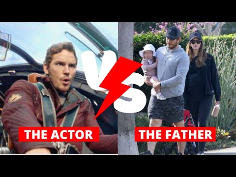 Chris Pratt, wife, 9 year old son Jack and 1 year old daughter Lyla, visits the farmer's market.