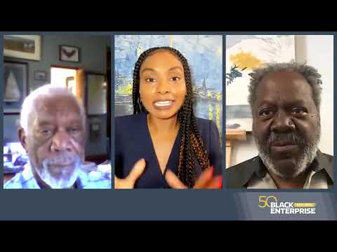 Morgan Freeman and Frankie Faison on "The Killing of Kenneth Chamberlain"