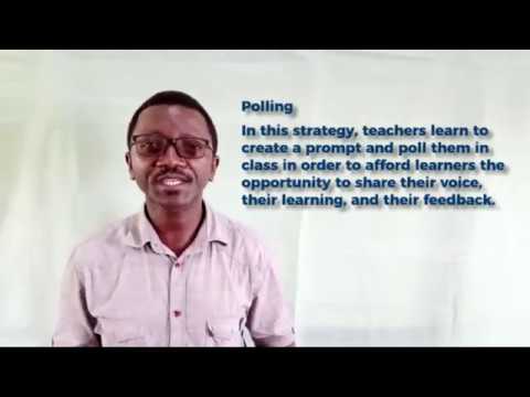 Polling as an active learning strategy for classroom engagement