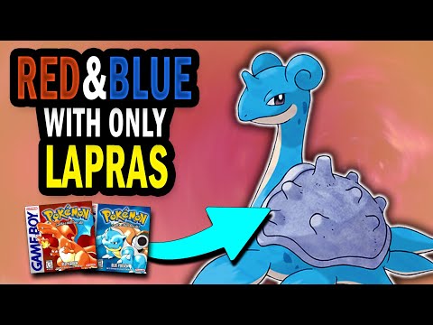 How Fast Can You Beat Pokemon Blue With Just A Lapras?