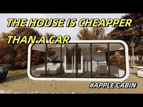 This House Is Cheapper Than A Car! American Apple Cabin Garden Office Pod | Steelmark™#applecabin