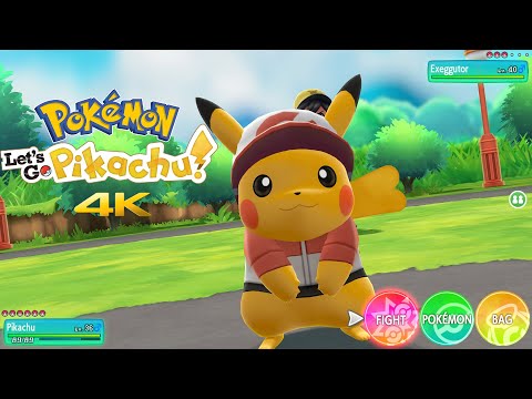 Ryujinx 1.0.6182 | Pokemon Let's Go, Pikachu! 4K UHD | Switch Emulator Gameplay