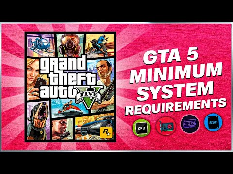 ⚡LOWEST POSSIBLE GTA 5 SYSTEM REQUIREMENTS FOR LAPTOP/PC | gta 5 minimum system requirements