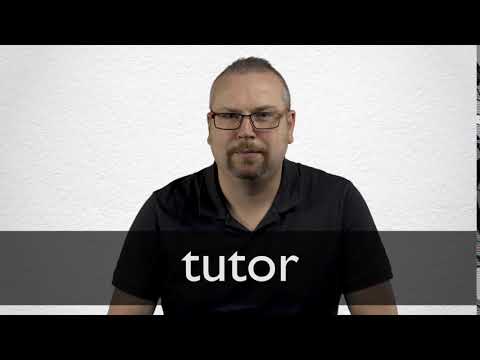 How to pronounce TUTOR in British English