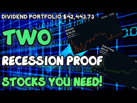 2 - MUST Own Recession Proof DIVIDEND Stocks for your PORTFOLIO NOW!