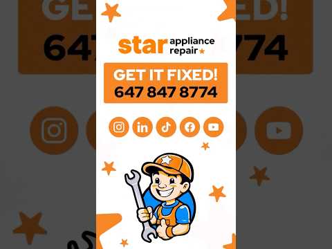 Got a broken appliance? We've got you covered! 🛠️ #StarApplianceRepair #appliancerepairtoronto