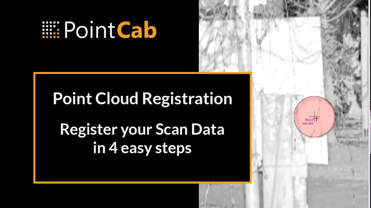 Point cloud registration in 4 easy steps with PointCab