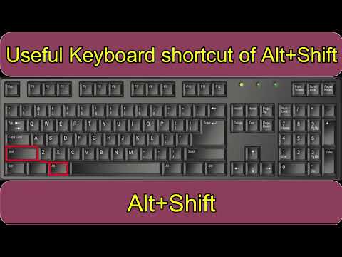 Useful Keyboard Shortcuts| Alt+Shift, Alt+Shift+Tab, Alt+Shift+Esc, Alt+Shift+Print Screen|
