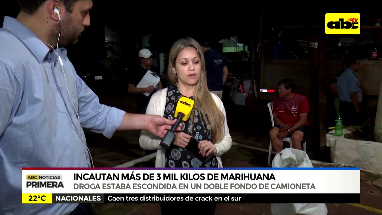 Incautan más de 3.000 kilos de marihuana