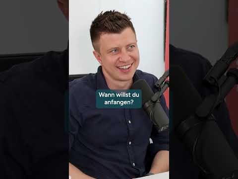 War es ein Nachteil bei deinem Vorstellungsgespräch, dass du Quereinsteiger warst?