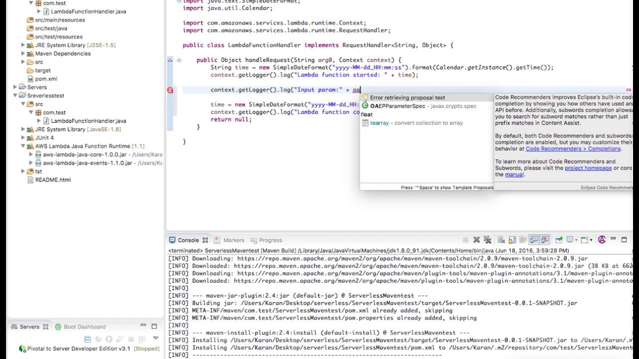 Serverless Series Part 2 - Implementing Lambda Fucntion