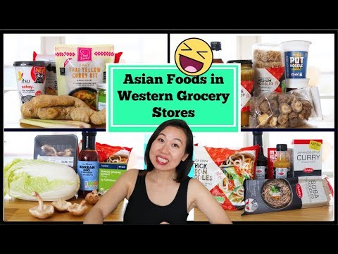 ASIAN FOODS IN WESTERN GROCERY STORES HAUL!! | VEGAN