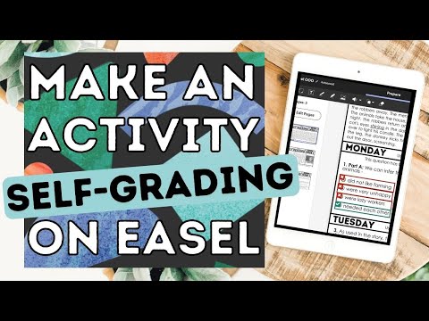 Make an Activity Self Grading on Easel by TpT