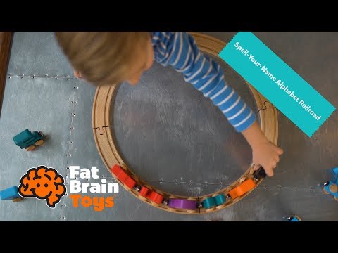 Spell-Your-Name Alphabet Railroad