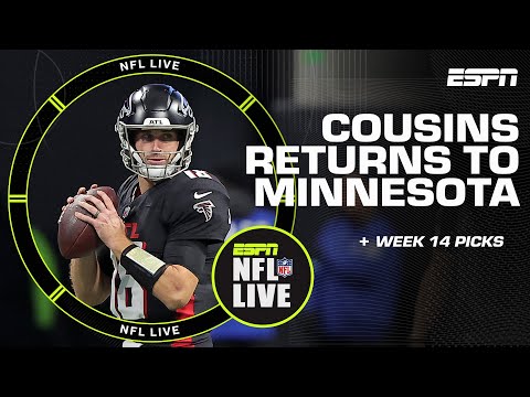 NFL Live Week 14 Previews and Predictions 🔮 Falcons vs. Vikings, Chargers vs. Chiefs & more