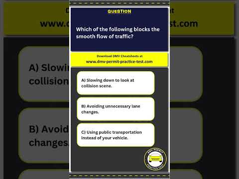 California DMV Written Test 2024 #dmvwrittentest #californiadmvpermittest Question 16
