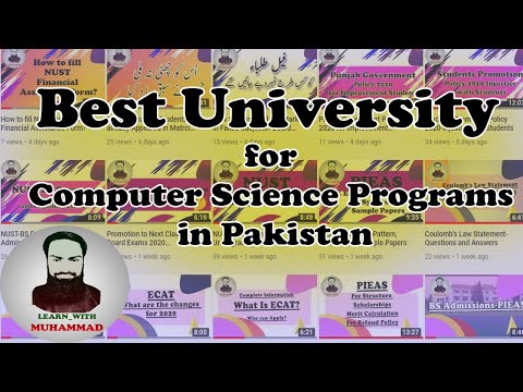 Best Universities for Software Engineering, IT and Computer Science in Pakistan