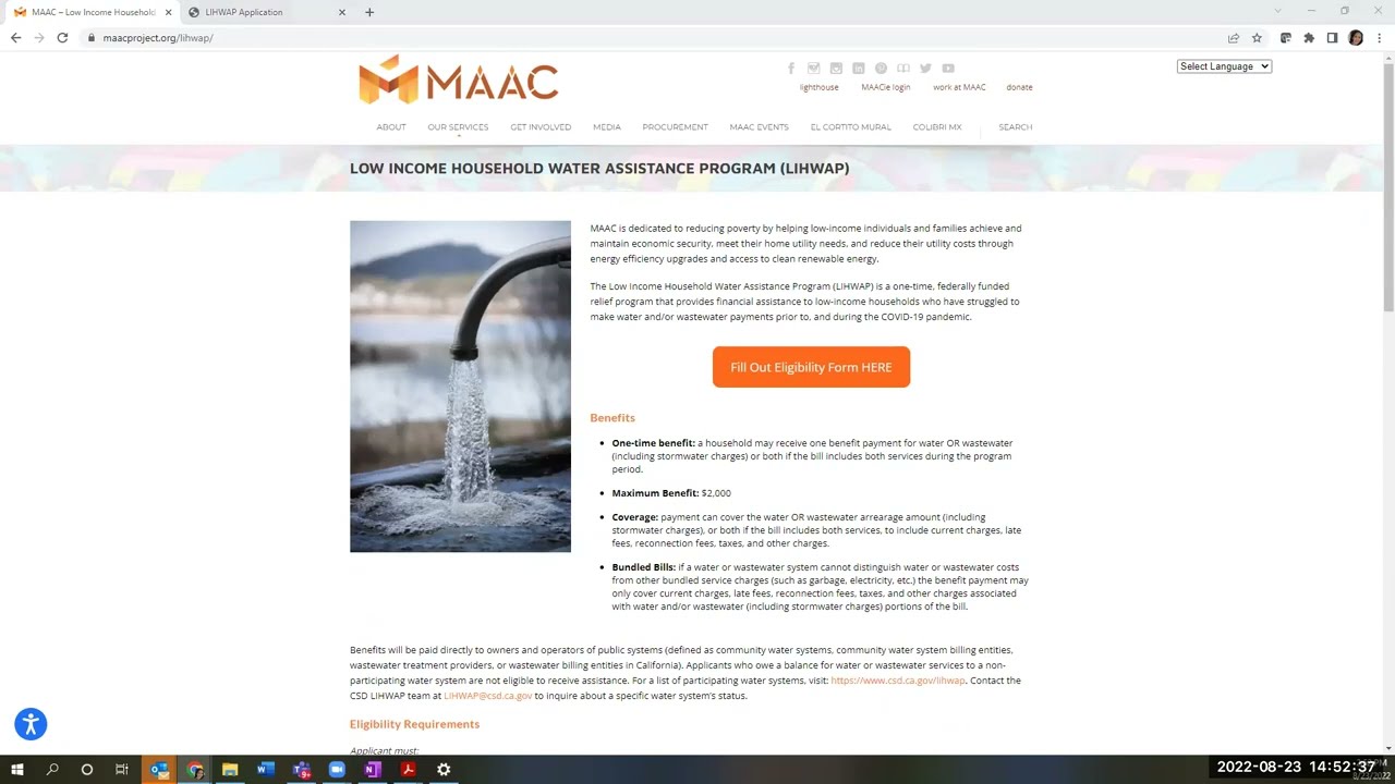 LIHWAP application tutorial English